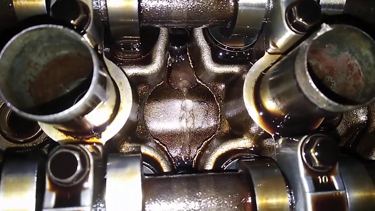 Prueba para diagnosticar fisura o reventadura en cabezote - YouTube