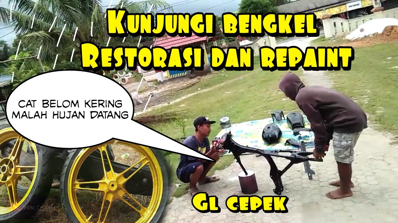 Kunjungi bengkel restorasi dan repaint mantull - YouTube