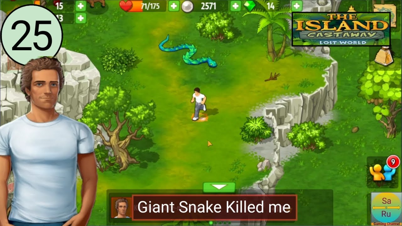 The Island Castaway Lost World - EP 25🔱🐍Giant Snake Killed Me 🐍🔱 ...