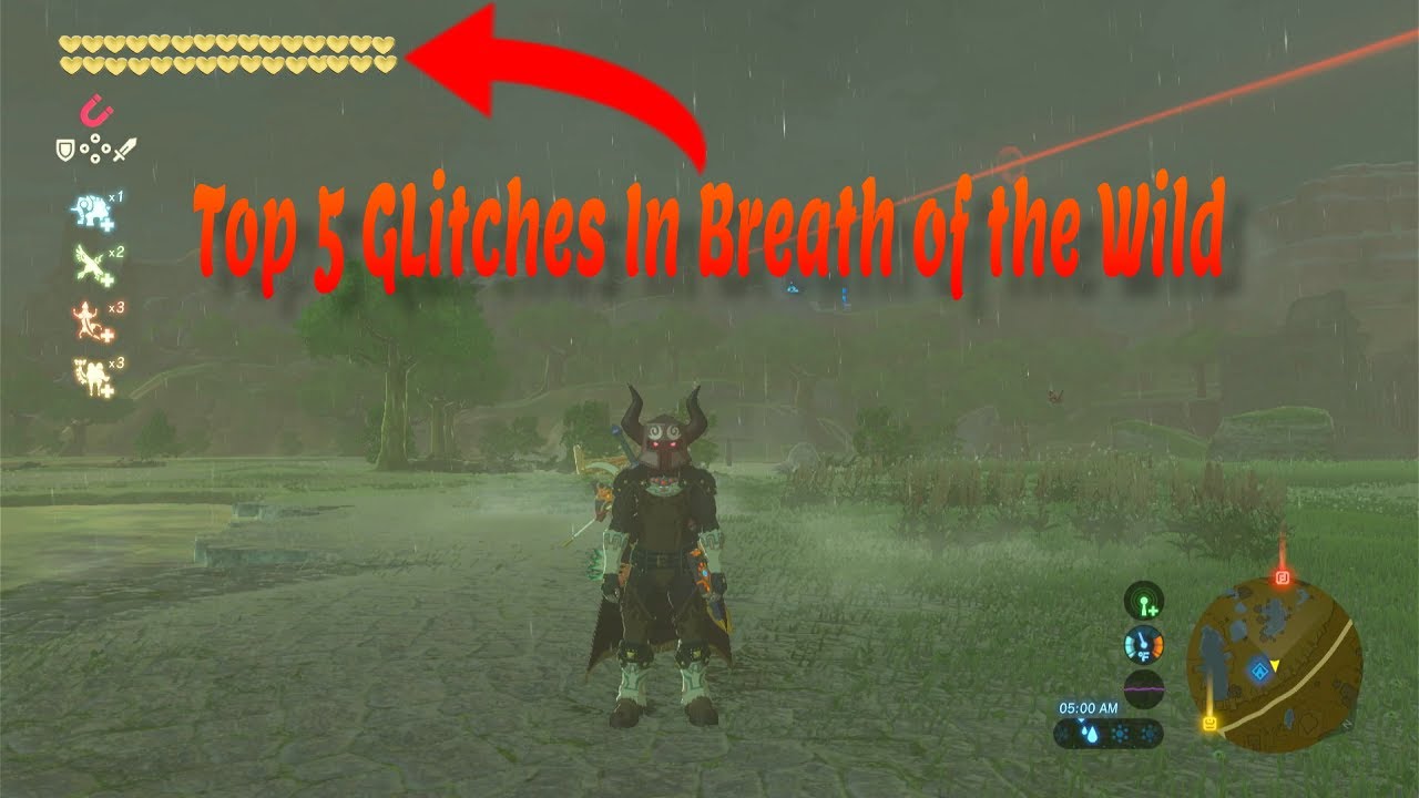 Top 5 Best Glitches In The Legend Of Zelda Breath Of the Wild - YouTube