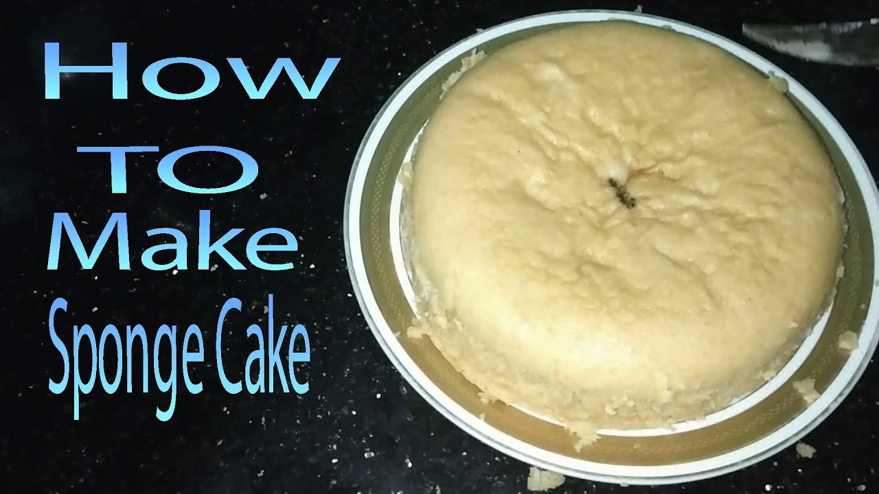 Easy Home Made Sponge Cake Recipe - YouTube