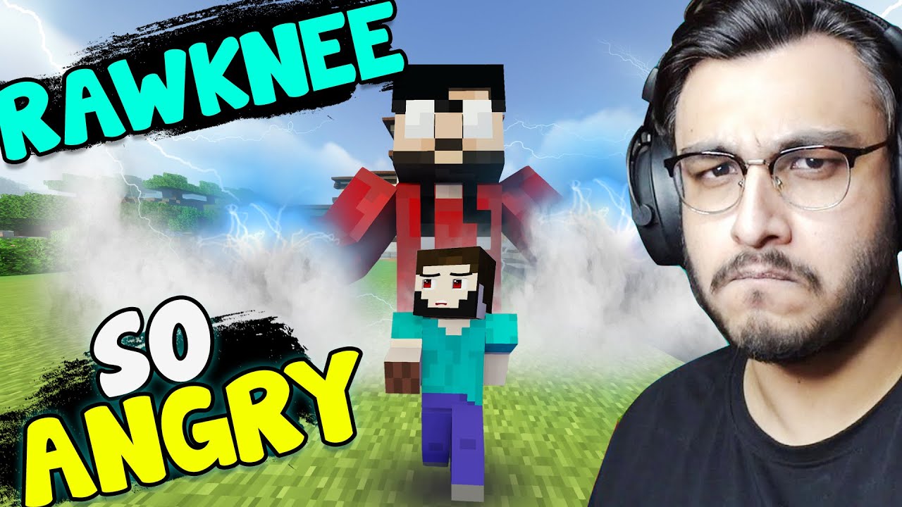 Minecraft But Rawknee So Angry | Minecraft Funny Video @TheRawKneeGames ...