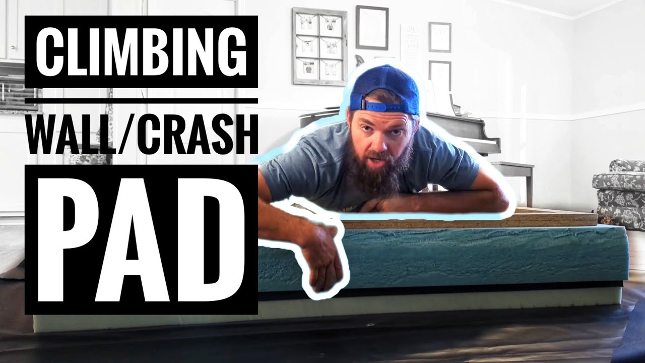 Design the EASIEST HOME CLIMBING WALL CRASH PAD - YouTube