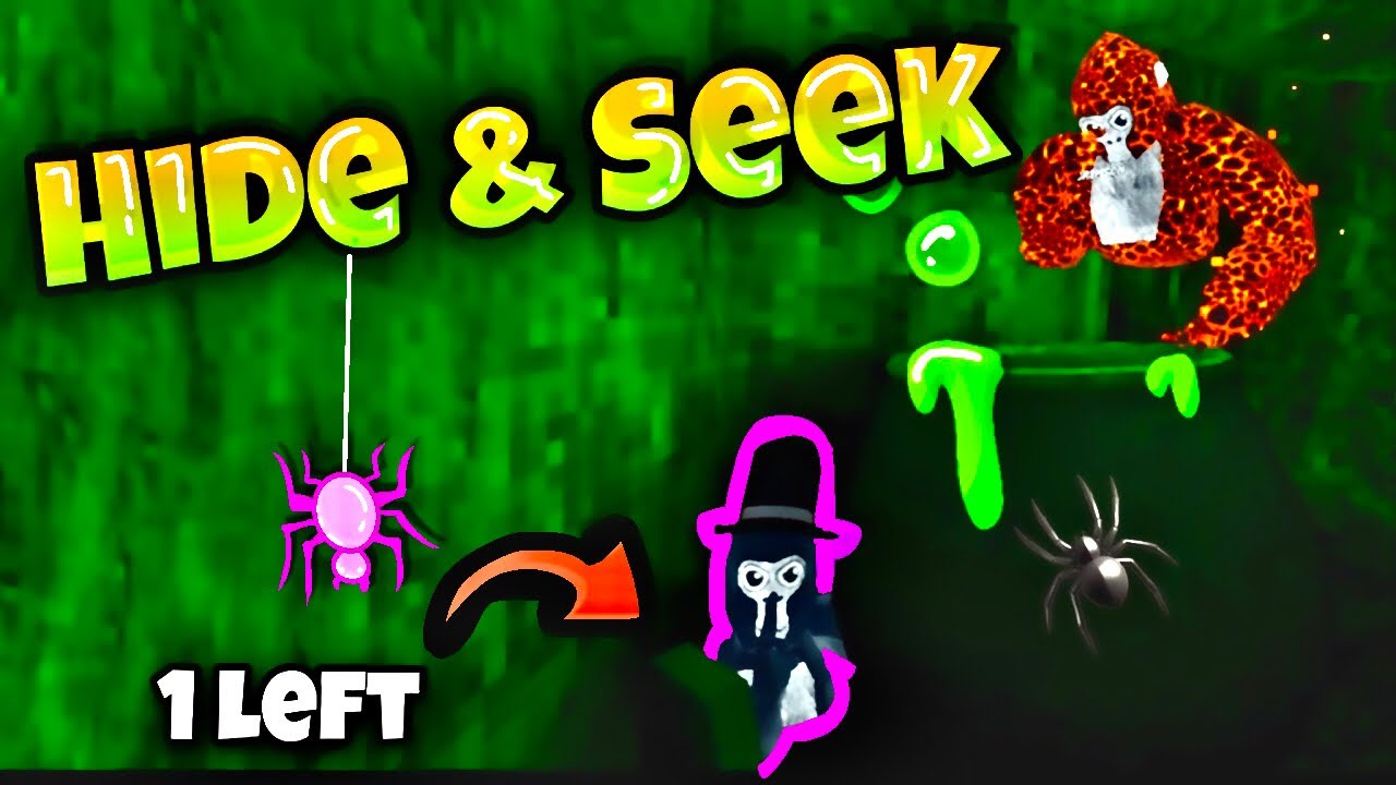 HIDE AND SEEK IN THE HALLOWEEN MAP IS SO SCARY... (GORILLA TAG VR ...