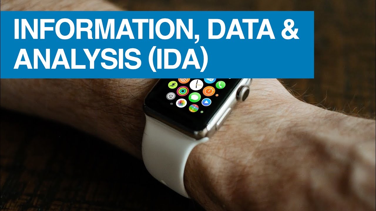 Information, Data and Analysis (IDA) - YouTube