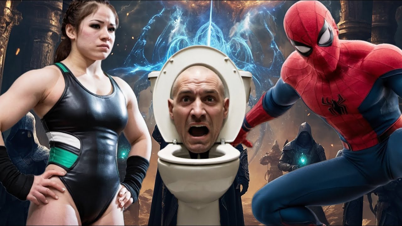 Skibidi toilet and superheroes-movie/ skibidi toilet superhero /skibidi ...