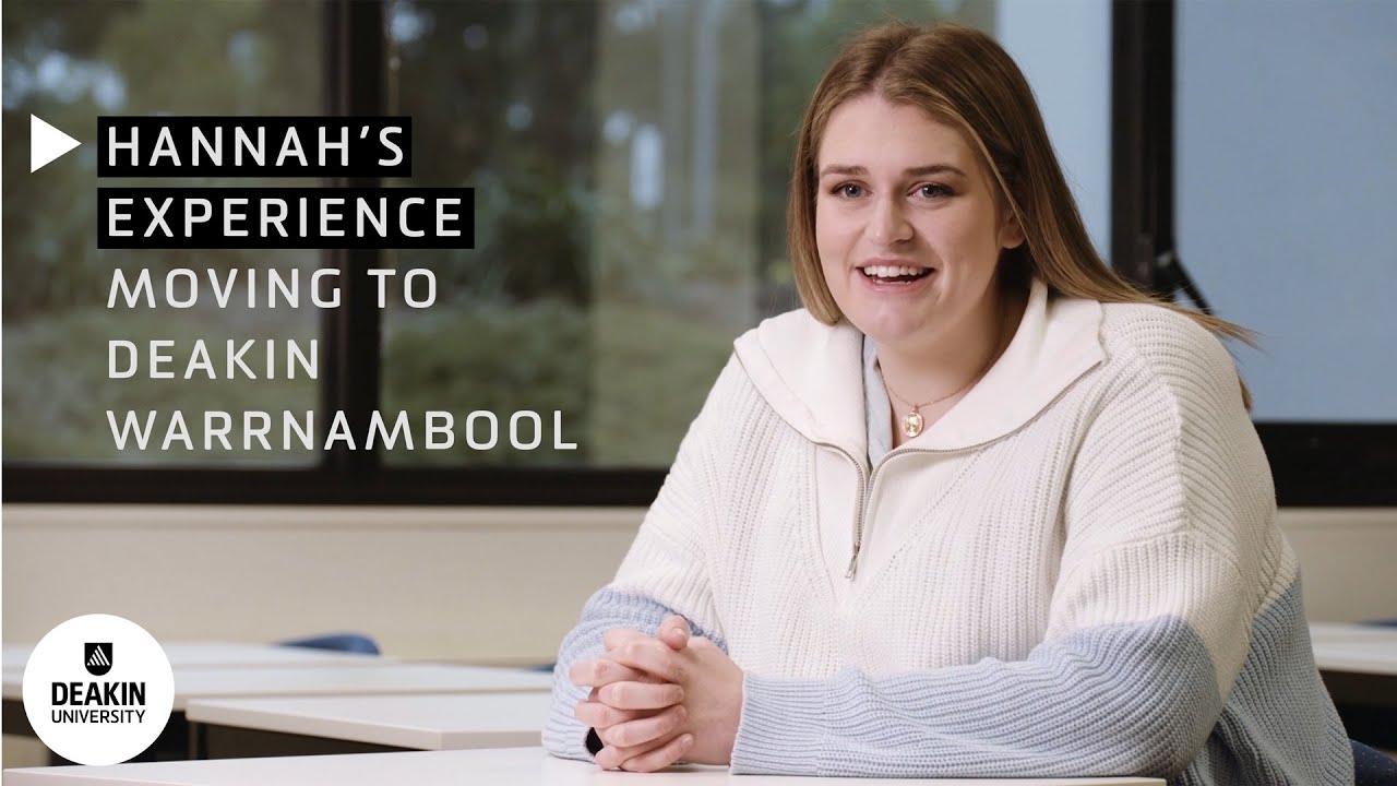 Hannah's experience moving to Deakin Warrnambool - YouTube
