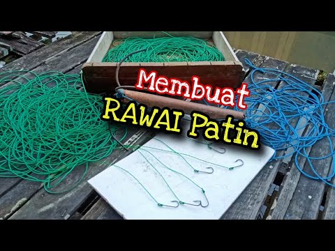 Merangkai pancing ikan RAWAI BENTANG | Long Line Fishing - YouTube
