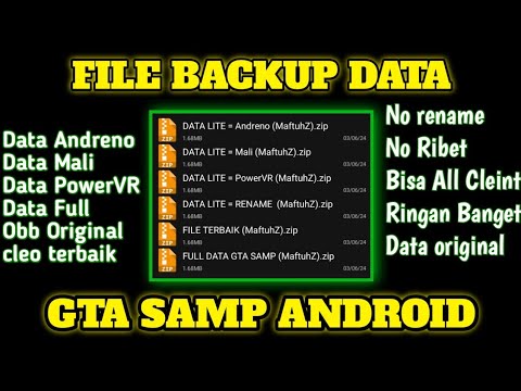 SHARE - FILE BACKUP GTA SAMP !! DATA LITE, FULL, OBB, & CLEO ...