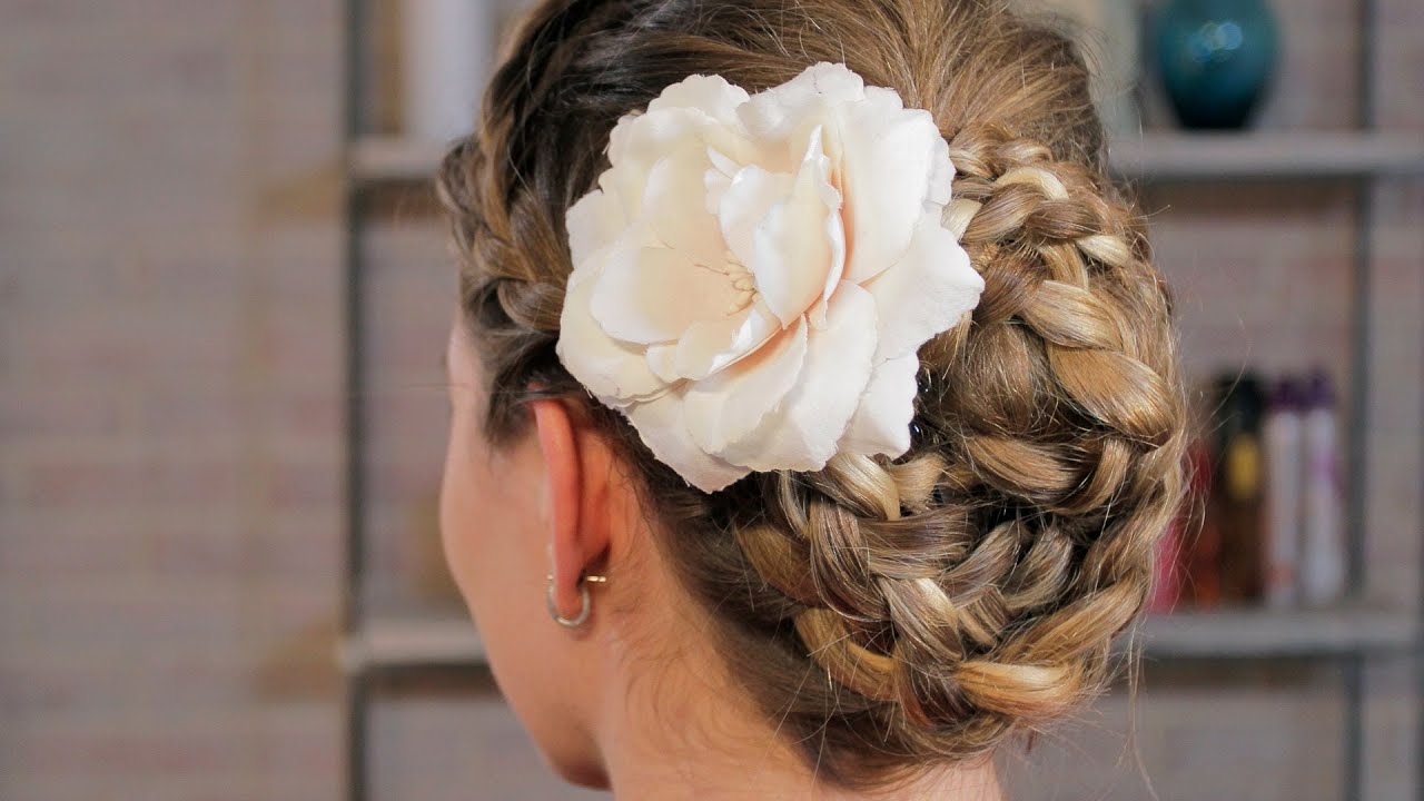 Diane Kruger Plaited Updo: Hair With Hollie S09E4/8 - YouTube