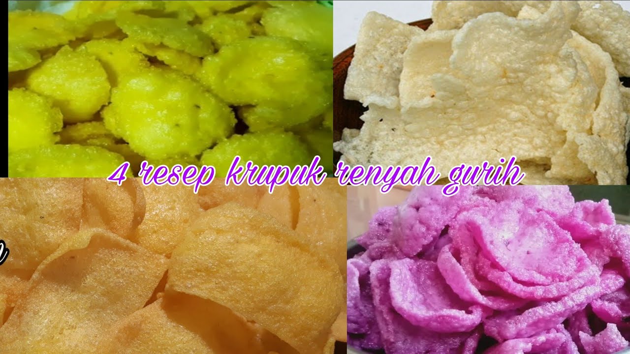 Empat Macam Resep Krupuk Labu Kuning Krupuk Nasi Krupuk Ubi Ungu