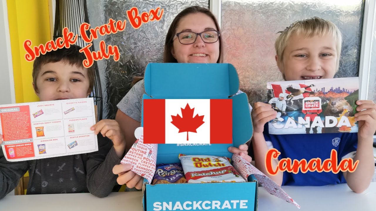 Snack Crate Box Review 2020 | July | Canada | - YouTube