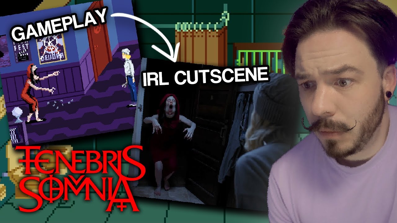 2D Pixel Horror with Live Action Cutscenes! | Tenebris Somnia (FULL ...