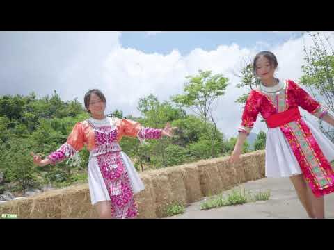 DANCE DAIM NTAWV XWM MEEJ TSAB 2023 Thu Phương & Tuyết Thị ベトナム 少女ダンス - YouTube