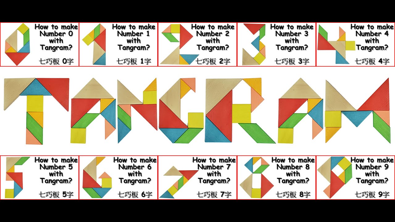How To Make All Numbers 0 9 0 1 2 3 4 5 6 7 8 9 With Tangram 0 9 YouTube How To Make All Numbers 0 9 0 1 2 3 4 5 6 7 8 9 With Tangram 0 9 YouTube