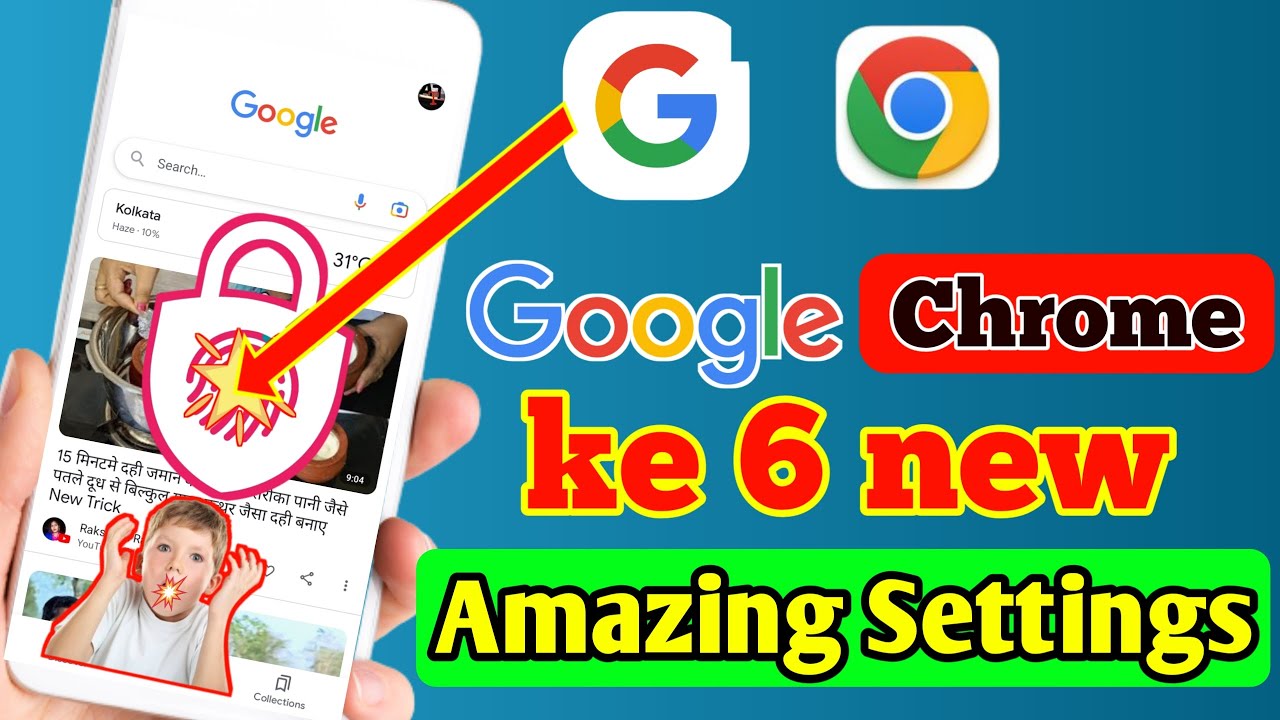 Google chrome ke new settings||google ke search history delete||chrome ...