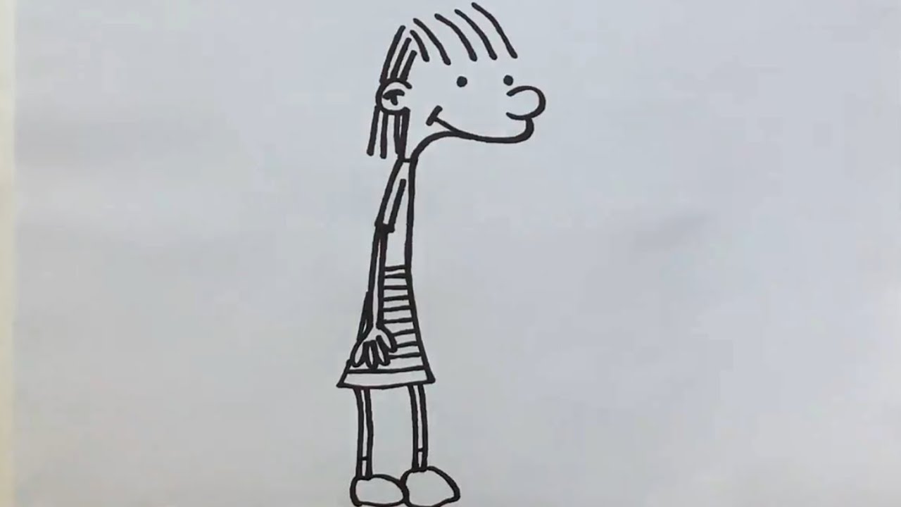 How to draw Abigail Brown - Rowley’s Girlfriend ️ Diary of a Wimpy Kid ...
