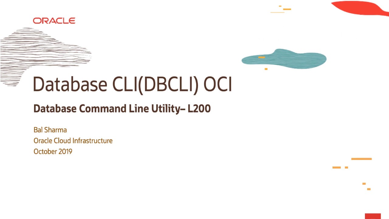 Database Level 200 Database Command Line Interface Dbcli Youtube