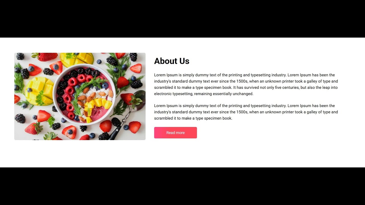 Create Simple About Us Section Using Html And Css About Us About Us Section About Us Page