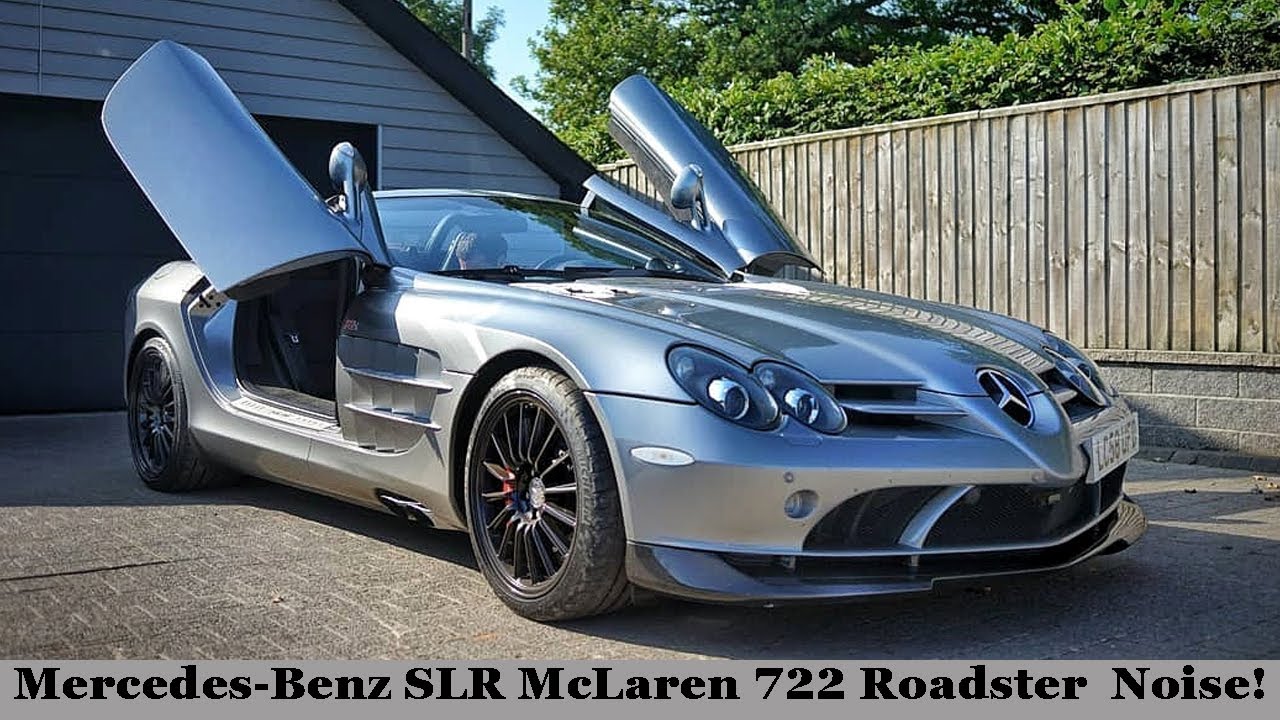 Mercedes Benz SLR McLaren 722 Roadster Exhaust Sound! - YouTube