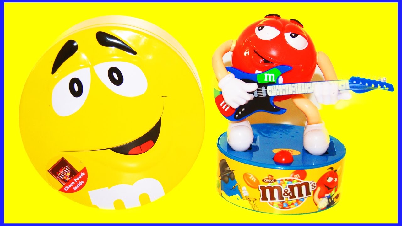 Red M&M's Rock Star | Yellow M&M's Box | Surprise Toys For Kids | Angry ...