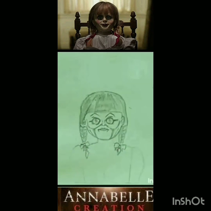How To Draw Annabelle Doll 😱 Step By Step Annabelleviralshortsyoutube Youtube