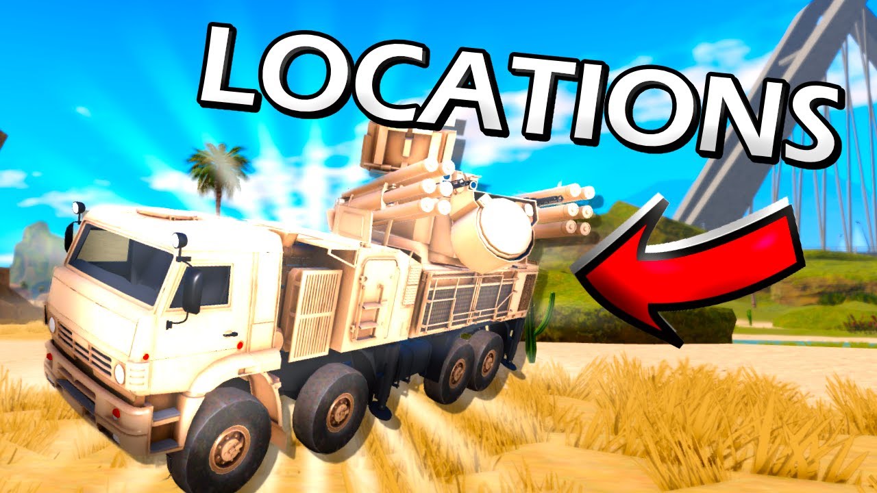 All Pantsir S1 Part Locations in War Tycoon - YouTube