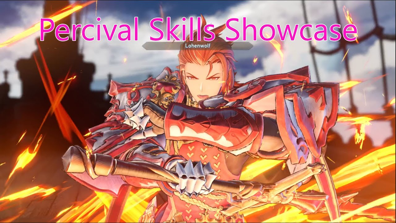 Granblue Fantasy Relink Percival All Skills Exhibition / Skills ...