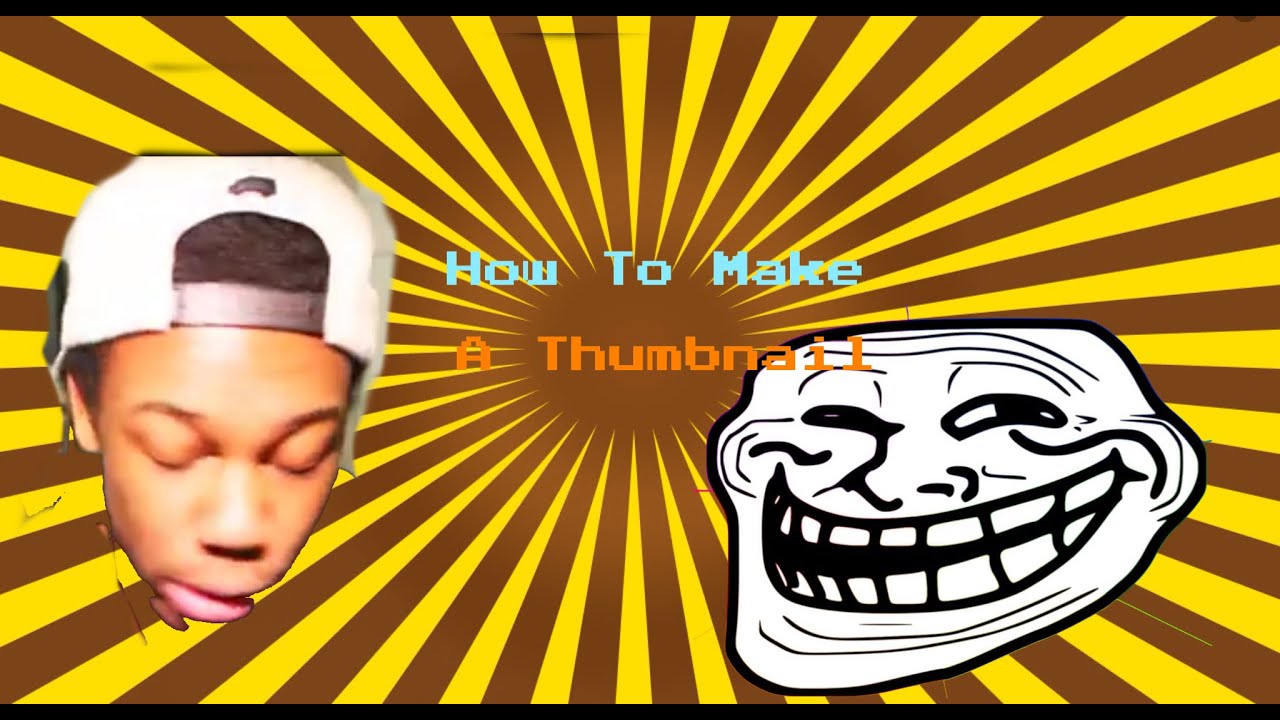 How To Make A Custom Thumbnail - YouTube