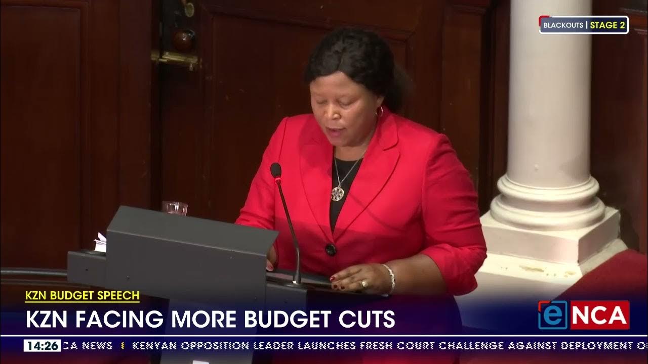 KZN Budget Speech | KwaZulu-Natal facing more budget cuts - YouTube