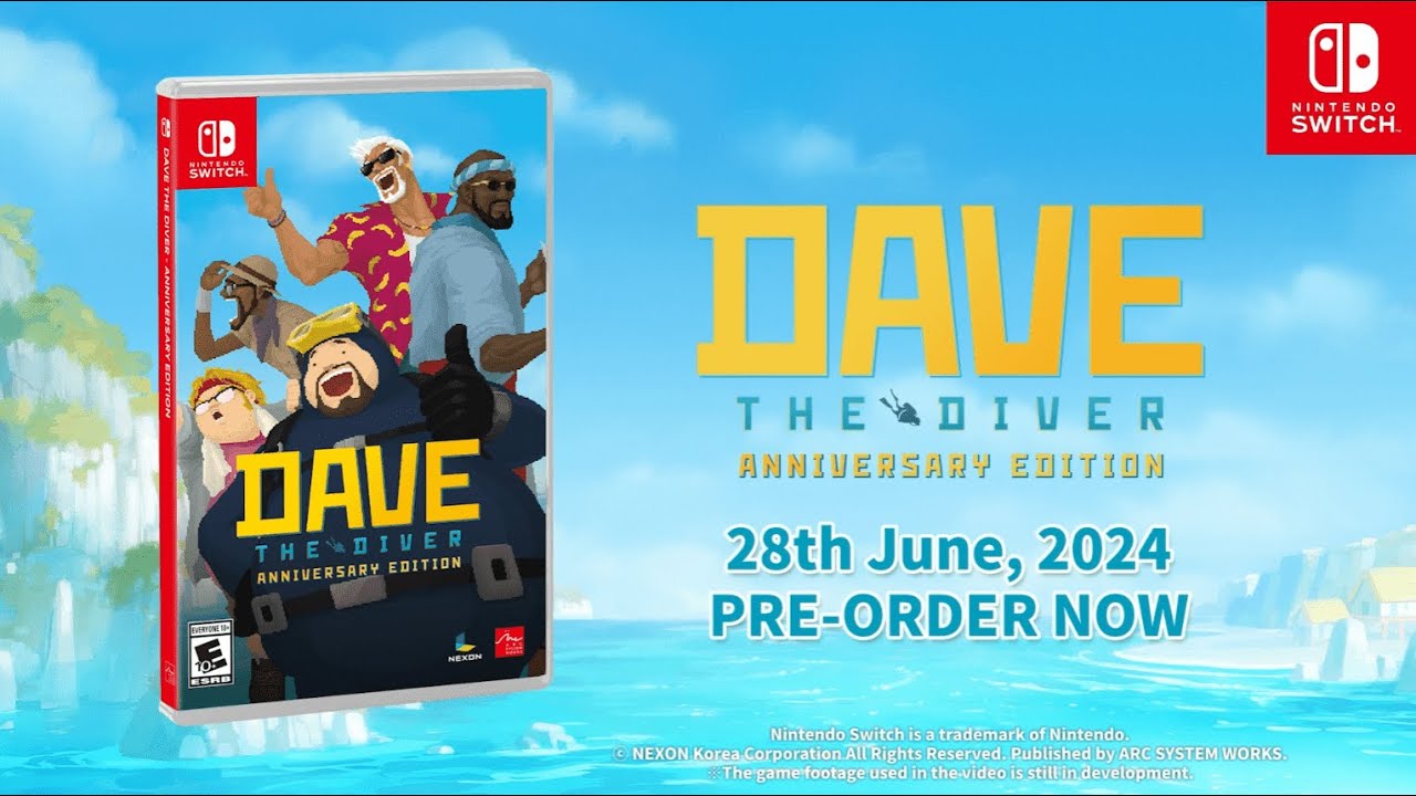 DAVE THE DIVER Anniversary Edition - Nintendo Switch - OFFICIAL TRAILER ...