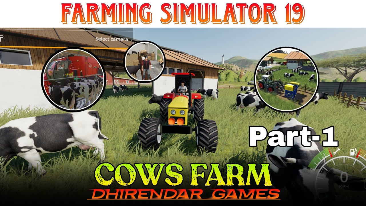 FS19 Cows Farm How to Make Unlimited Money with Dairy Farming Part-1 ...