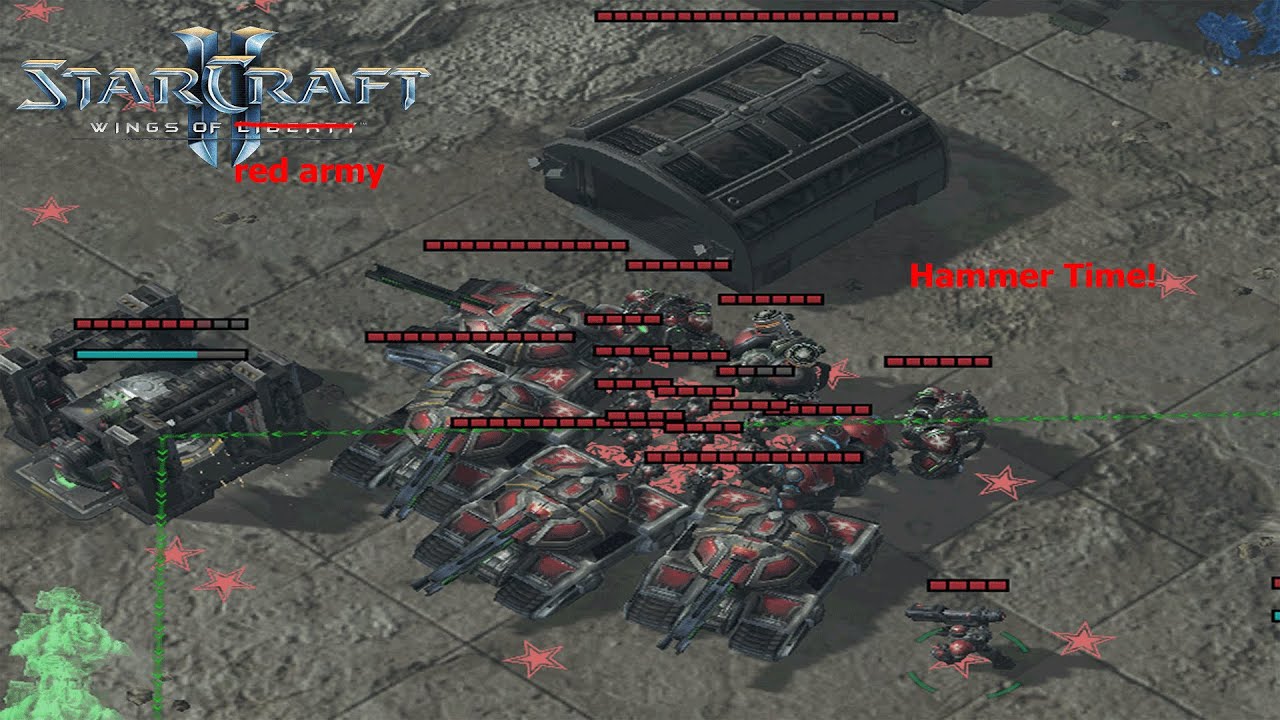 starcraft 2 Red alert Mod - Wing of red army #3 : hammer time! - YouTube