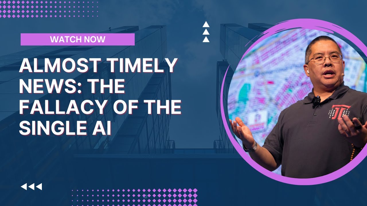 Almost Timely News: The Fallacy of the Single AI (2023-08-06) - YouTube