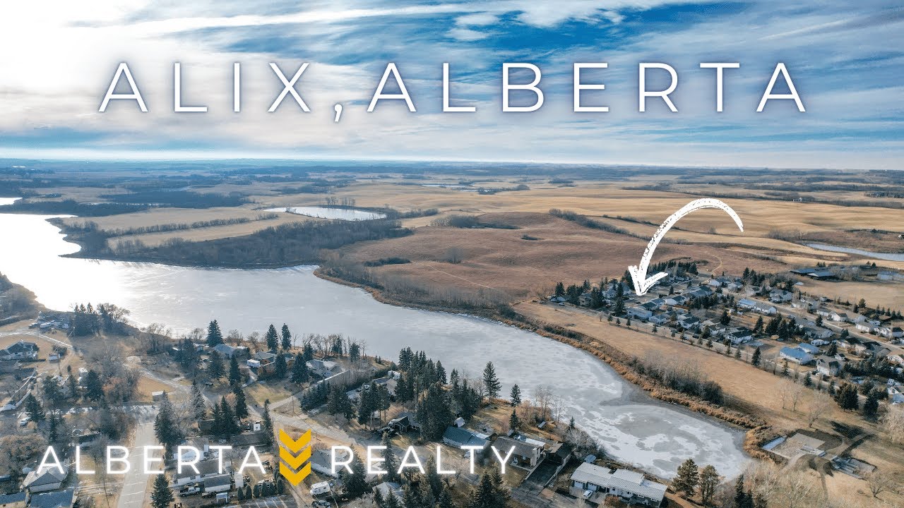 ALBERTA REALTY: Lake View in Alix - YouTube