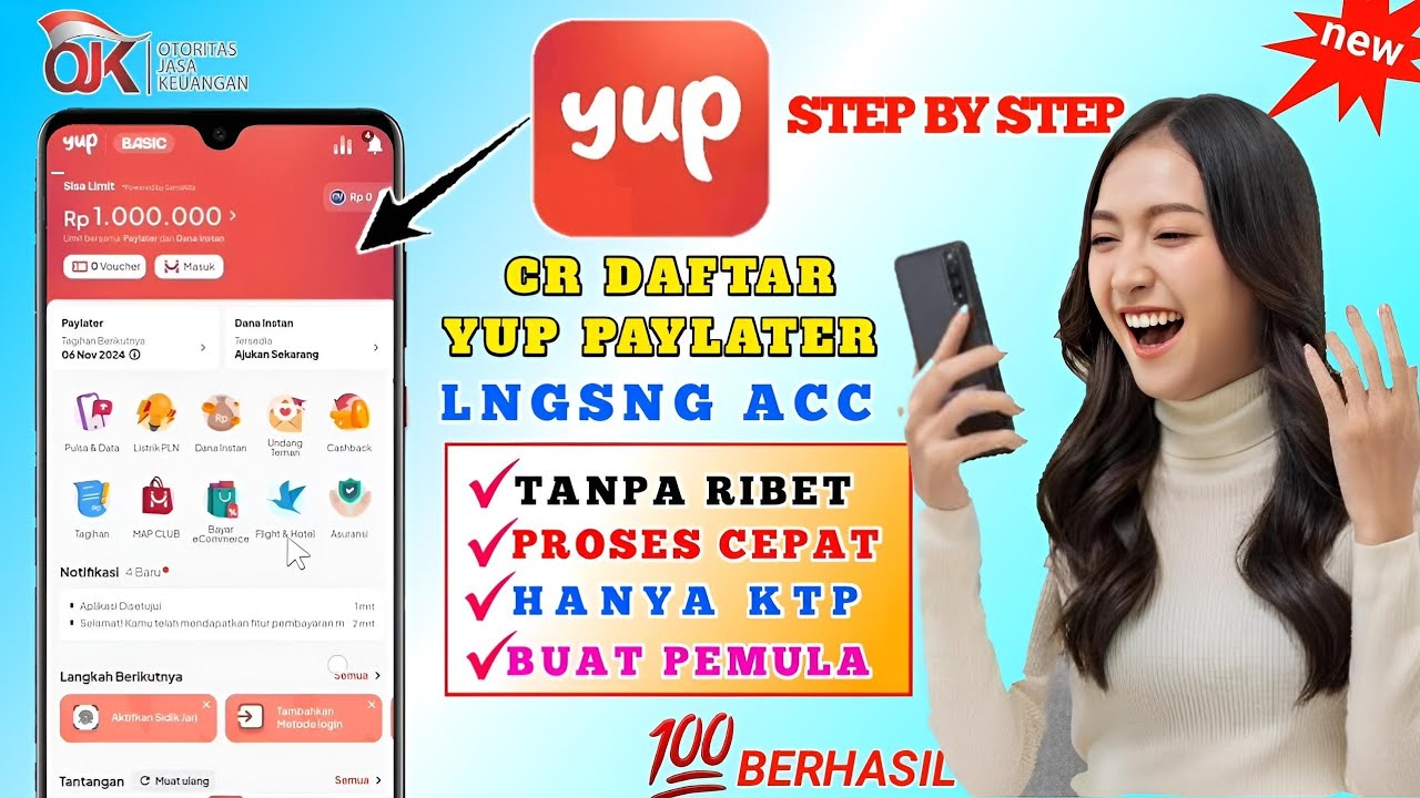 Cara Daftar Yup Paylater Terbaru | Cara Daftar Yup Paylater Agar di ACC ...