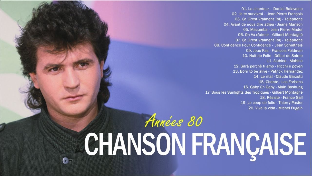 Chanson Francaise Année 80 Top 100 Chansons Français Les Plus Écoutés ...