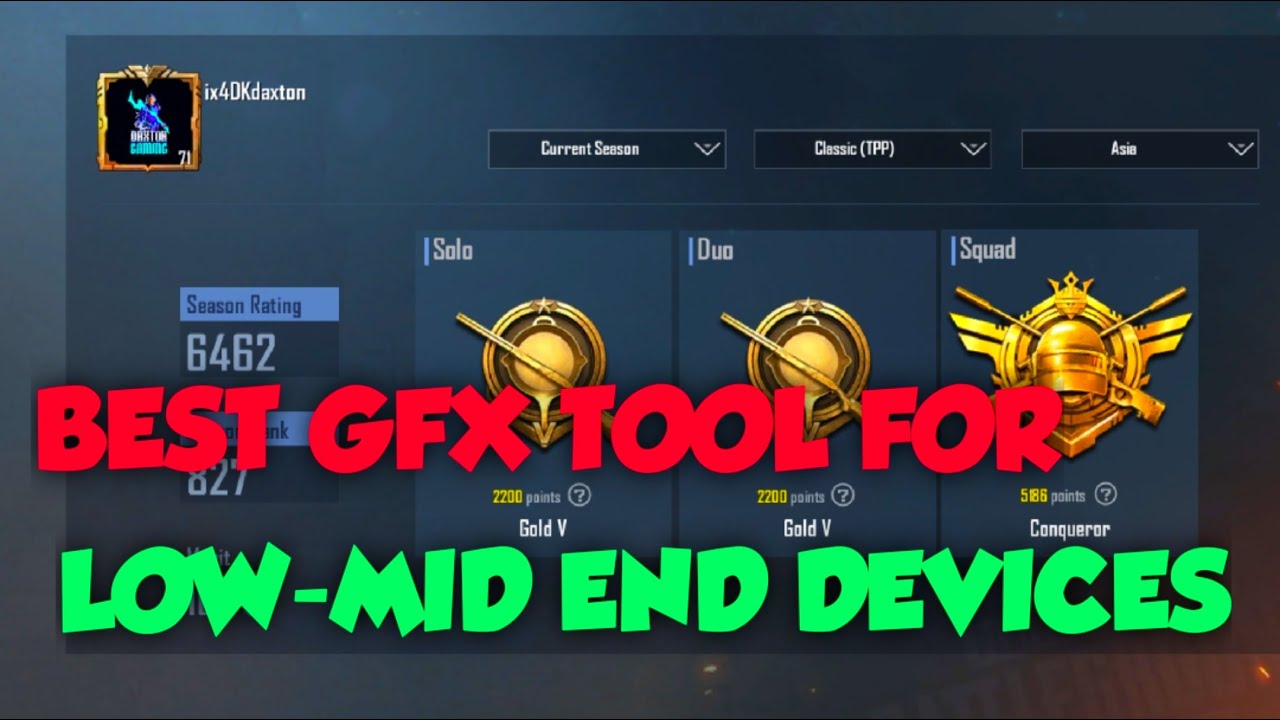 Best Pubg Mobile Gfx Tool For Low Mid End Device The Gfx Tool I Liked