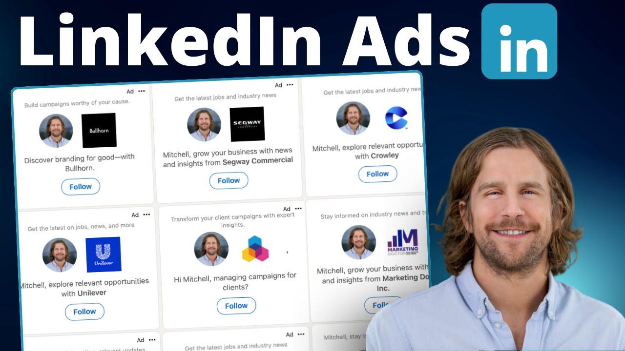LinkedIn Follower Ad Examples - 2025 - YouTube