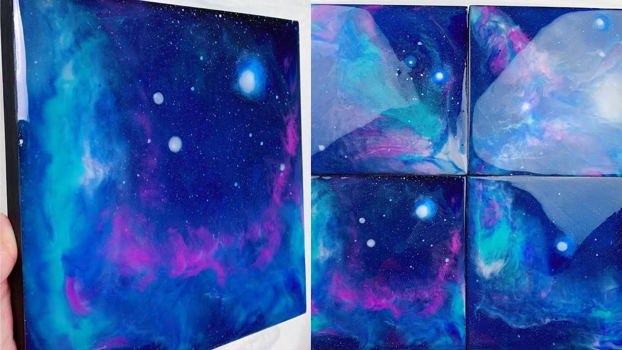 #14 Wow! Amazing Galaxy/Resin Art Tutorial/Beautiful 3D Effects/# ...