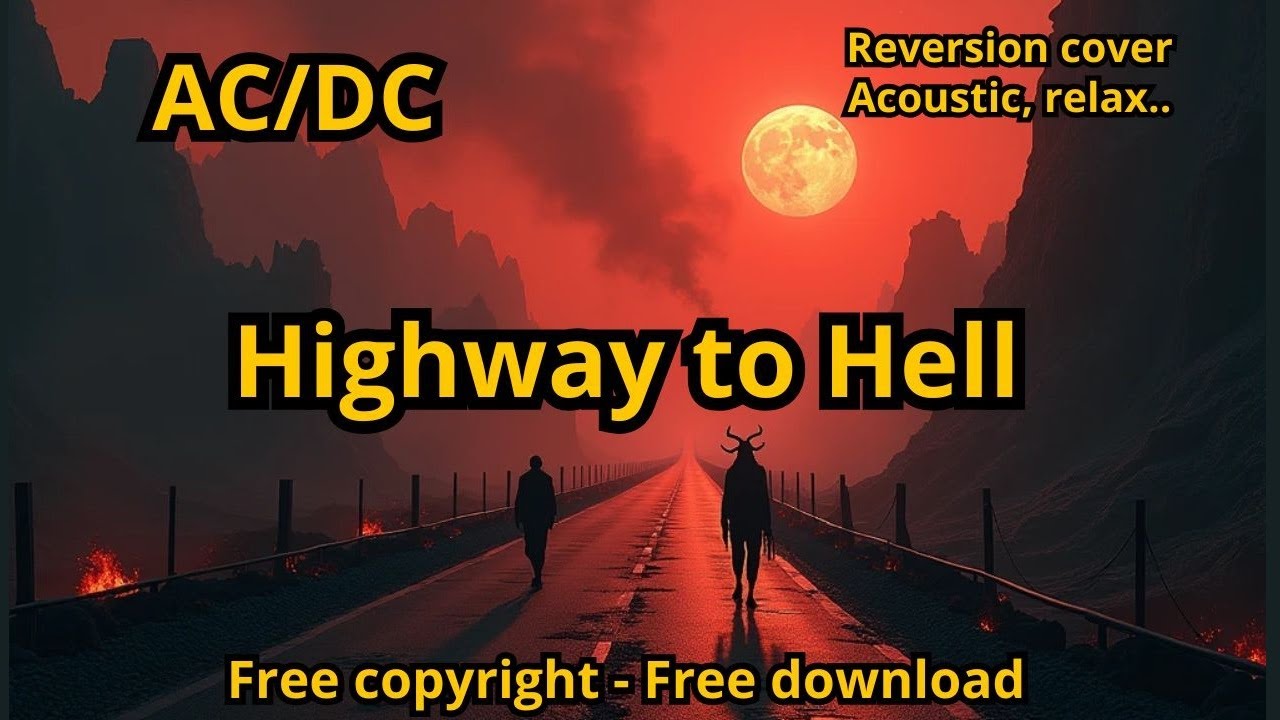 Highway to Hell - AC/DC ( REVERSION ) Acoustic, relax. Free copyright ...