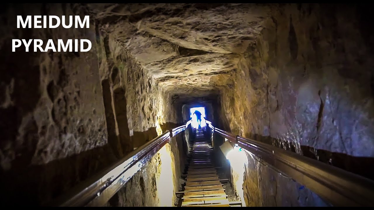 Inside The Second Oldest Pyramid and Mastaba 17 | Meidum, Egypt - YouTube