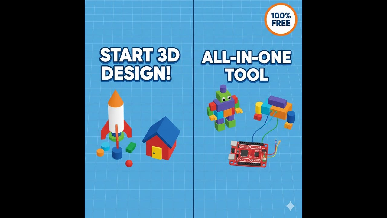 Tinkercad Tutorial for Beginners | 3D Design, Circuits & Coding ...