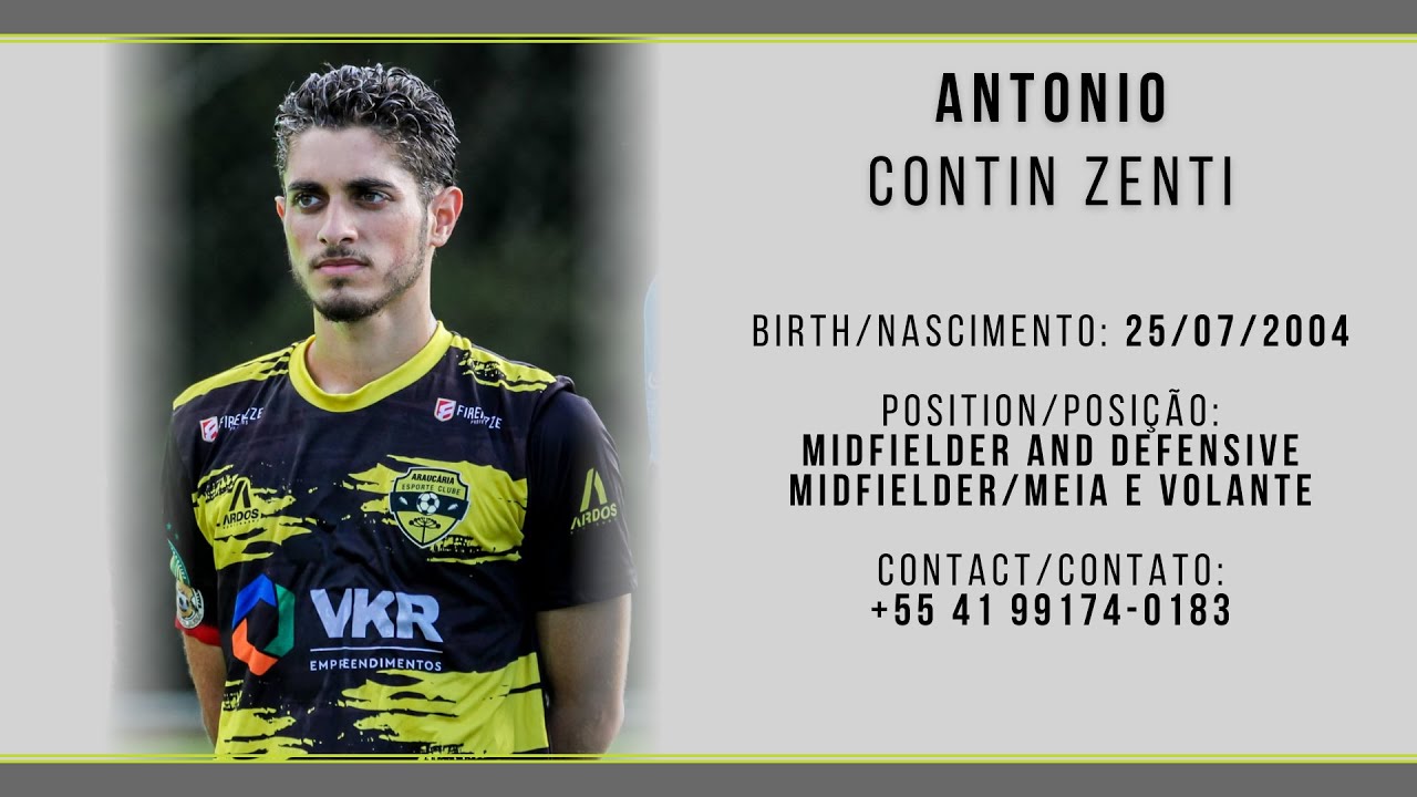 Antonio Contin Zenti - Highlights - YouTube