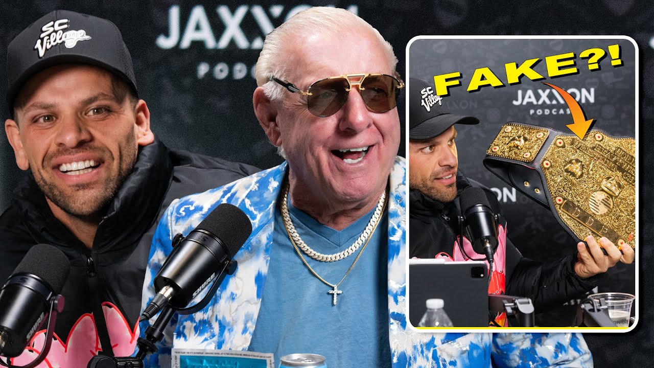 Bear bought a FAKE Ric Flair Belt on the Internet - YouTube