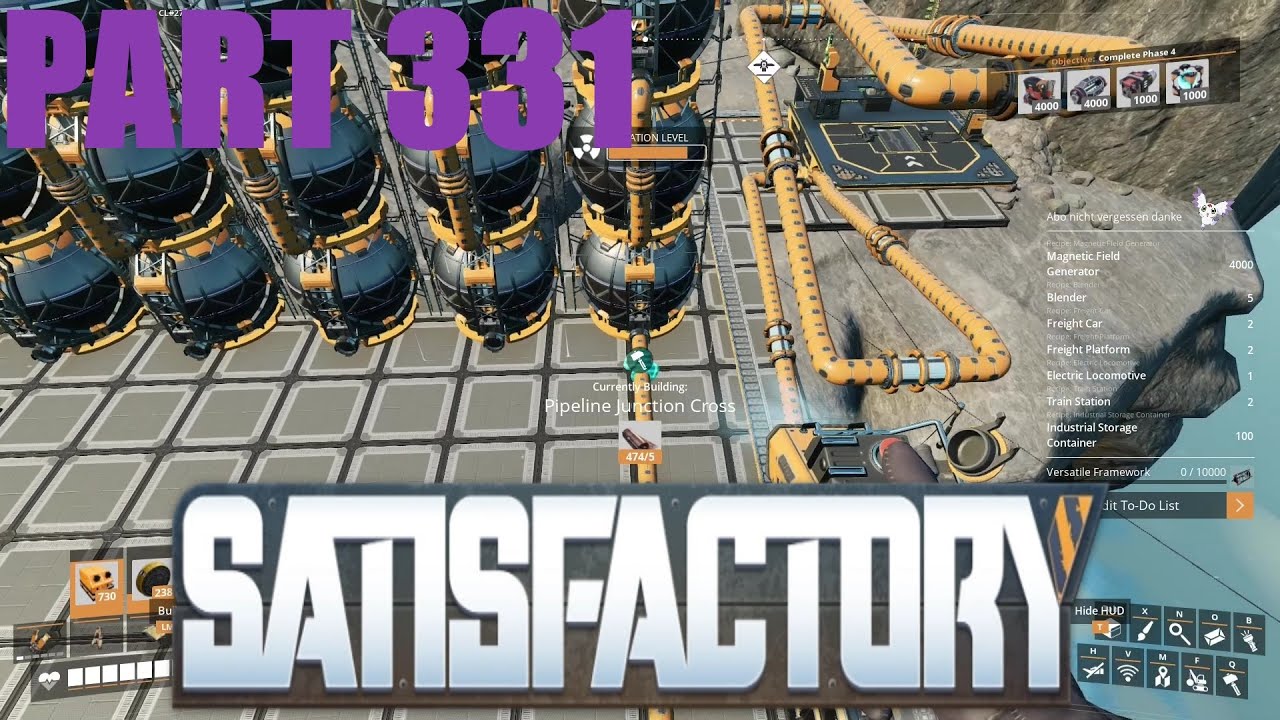 Lets Play Satisfactory #331 noch ein wenig mehr korrigieren und ...