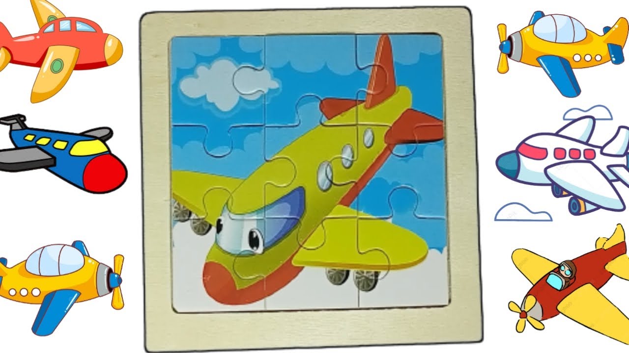 wow!!!amazing puzzle airplane,asemble the airplane puzzle - YouTube