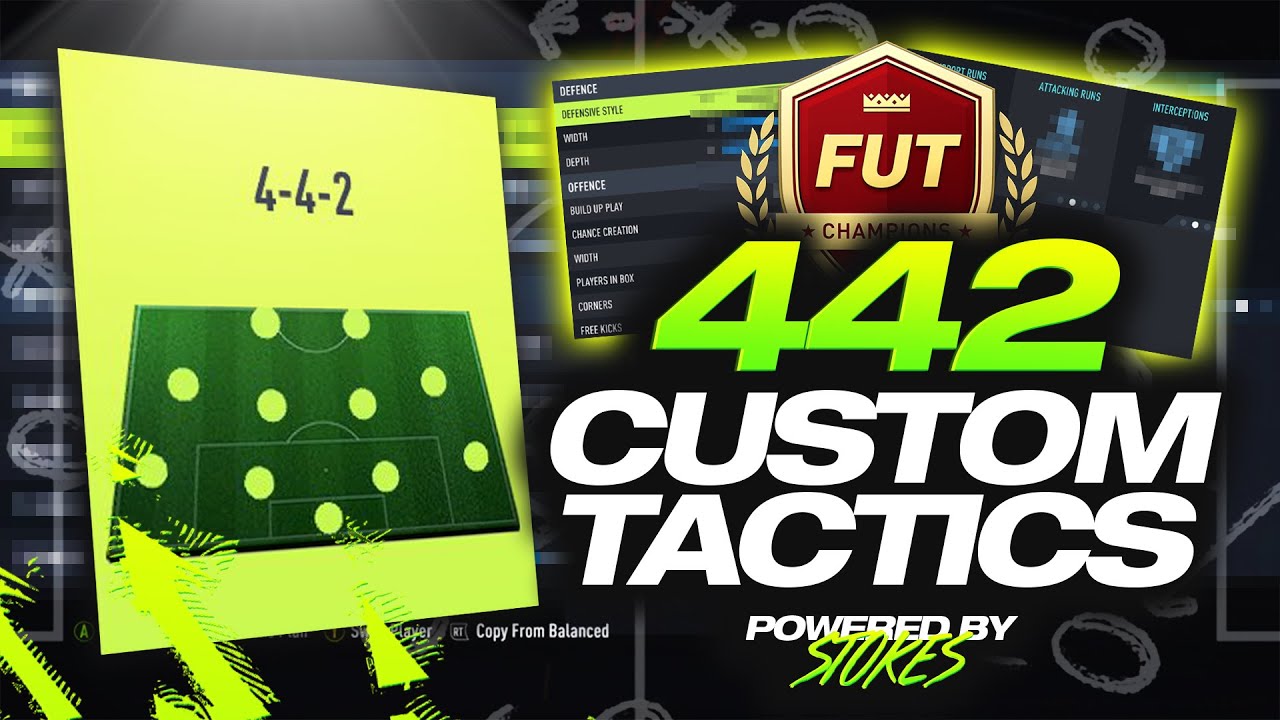 FIFA 22 ELITE DIVISION BEST 4-4-2 CUSTOM TACTICS + INSTRUCTIONS - YouTube