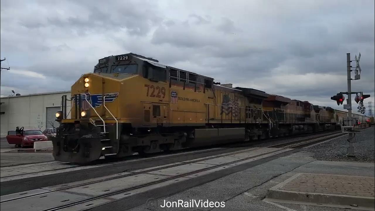 1/29/23 Pre: WB UP Manifest with KCSM 4719 passes Mission Mill Rd, Industry, CA - YouTube