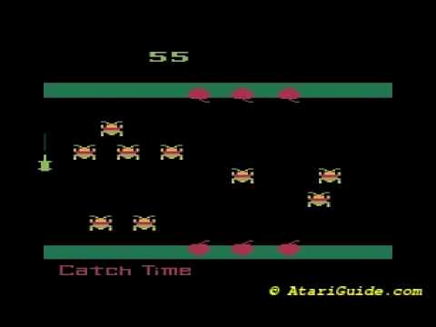 Atari 2600 Catch Time AKA Plaque Attack 2600 Screen Search - YouTube